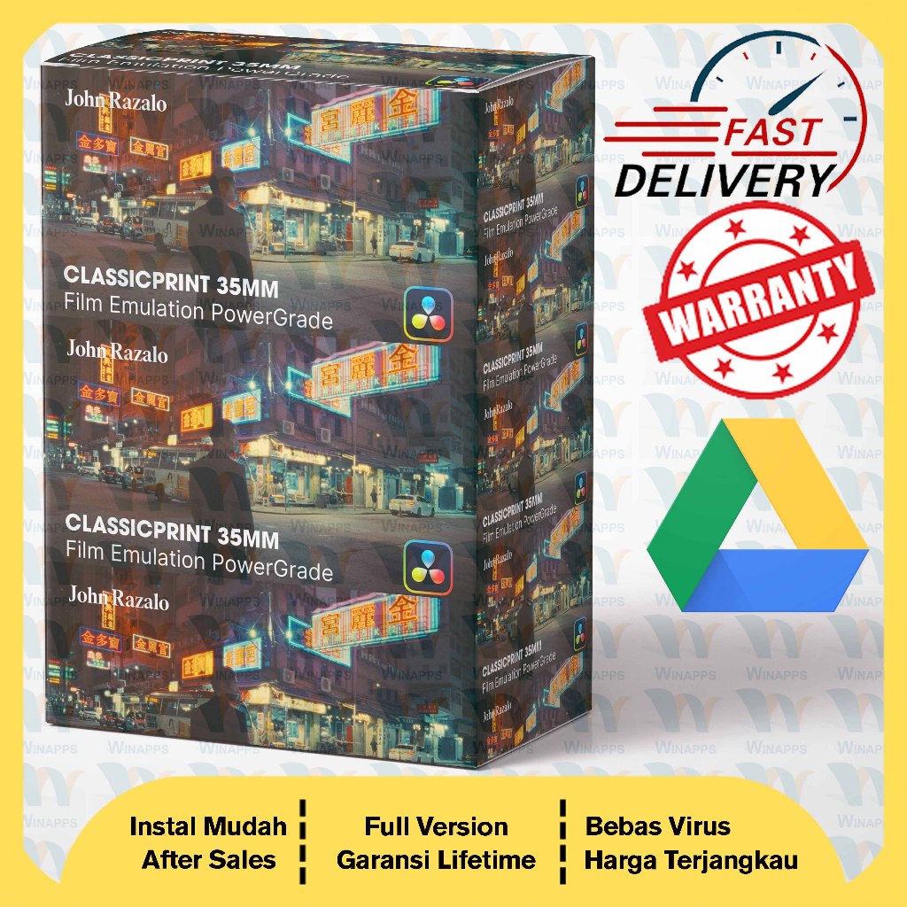 Jual John Razalo - ClassicPrint 35mm Film Emulation PowerGrade V3.5 | Shopee Indonesia