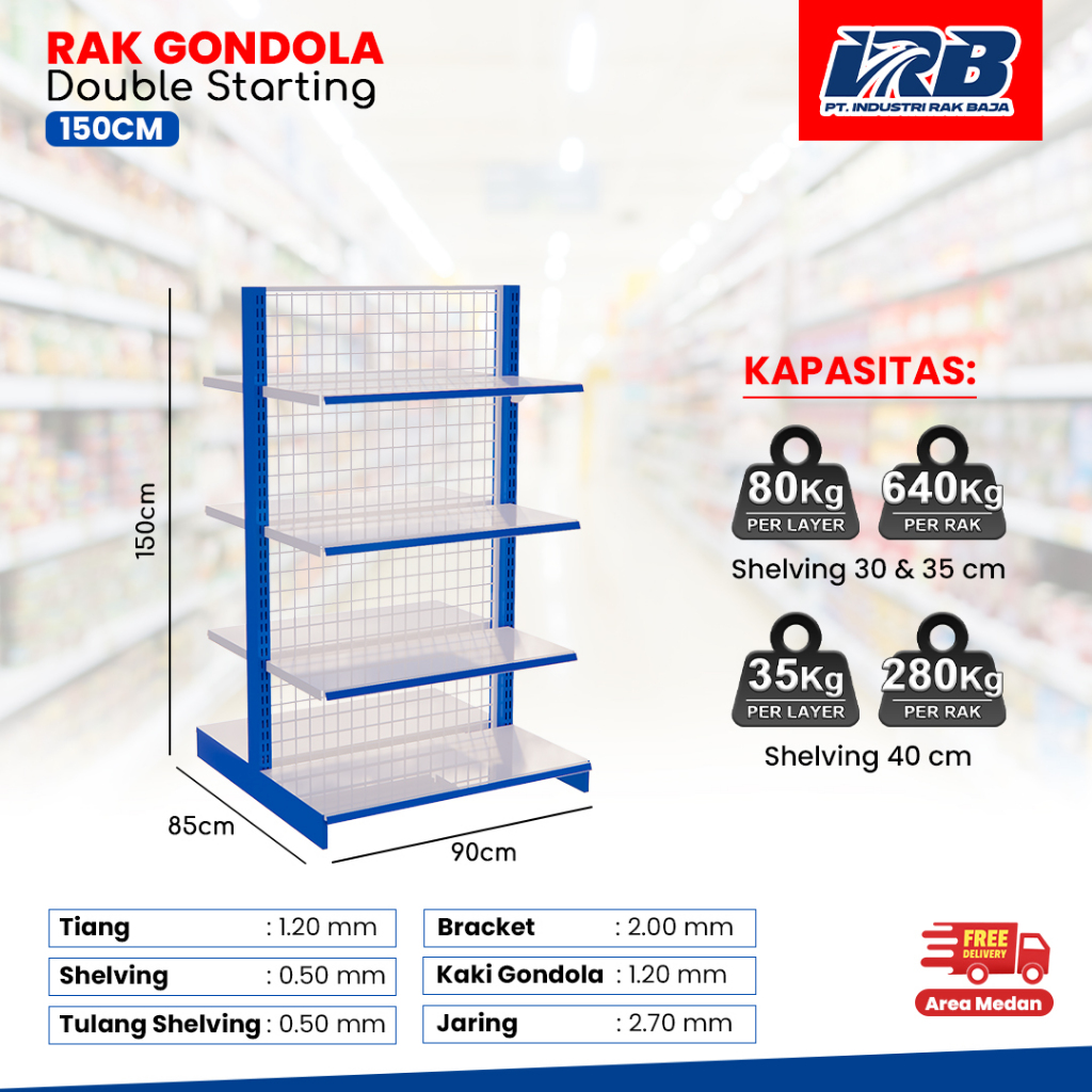 Jual Rak Swalayan Medan Rak Gondola Rak Minimarket Rak Swalayan Rak ...