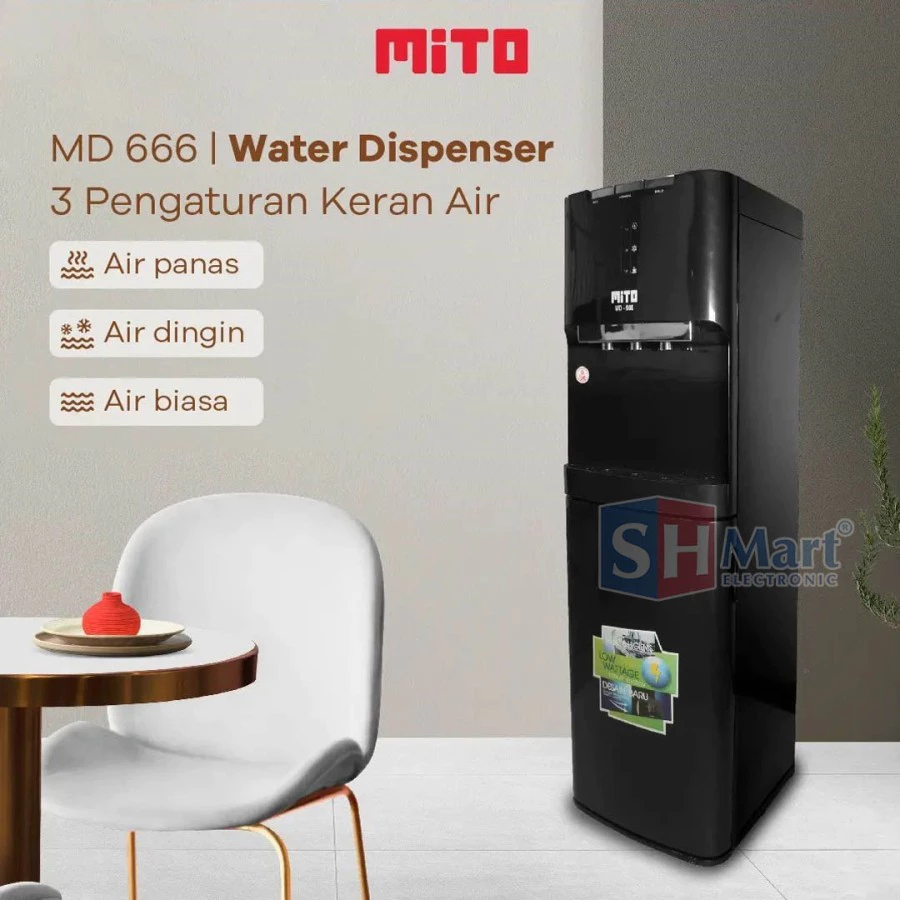 Jual Dispenser Galon Bawah Mito MD-666 Hot & Cool (BATAM) | Shopee Indonesia