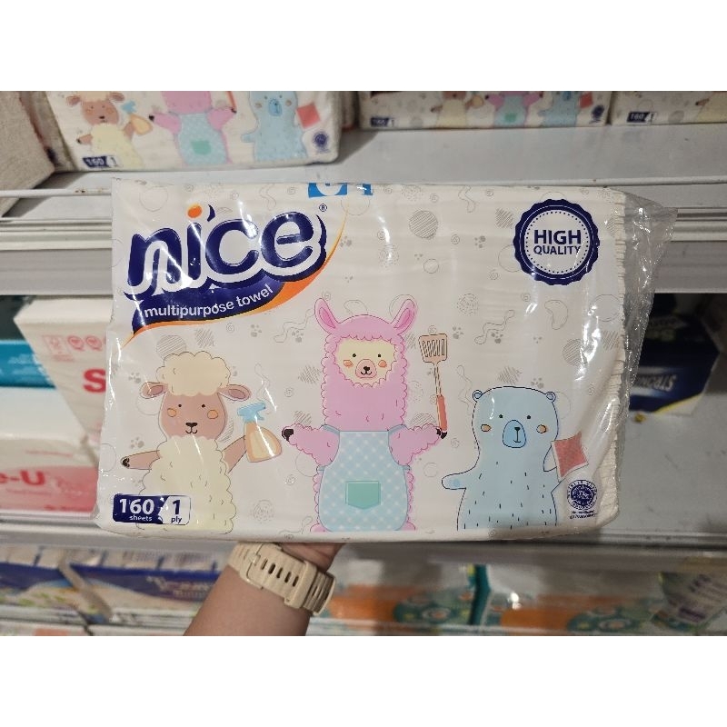 Jual Tissue Kasar tebal Nice 160 sheet 1 ply | Shopee Indonesia