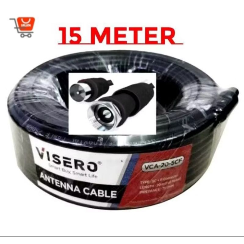Jual kabel antena VISERO 15 meter | Shopee Indonesia