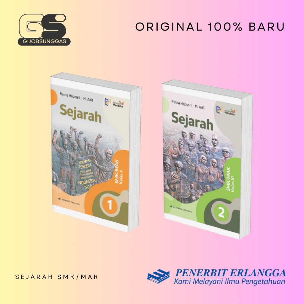 Jual SEJARAH SMK/MAK KELAS 10 11 12 KURIKULUM MERDEKA - ERLANGGA | Shopee Indonesia