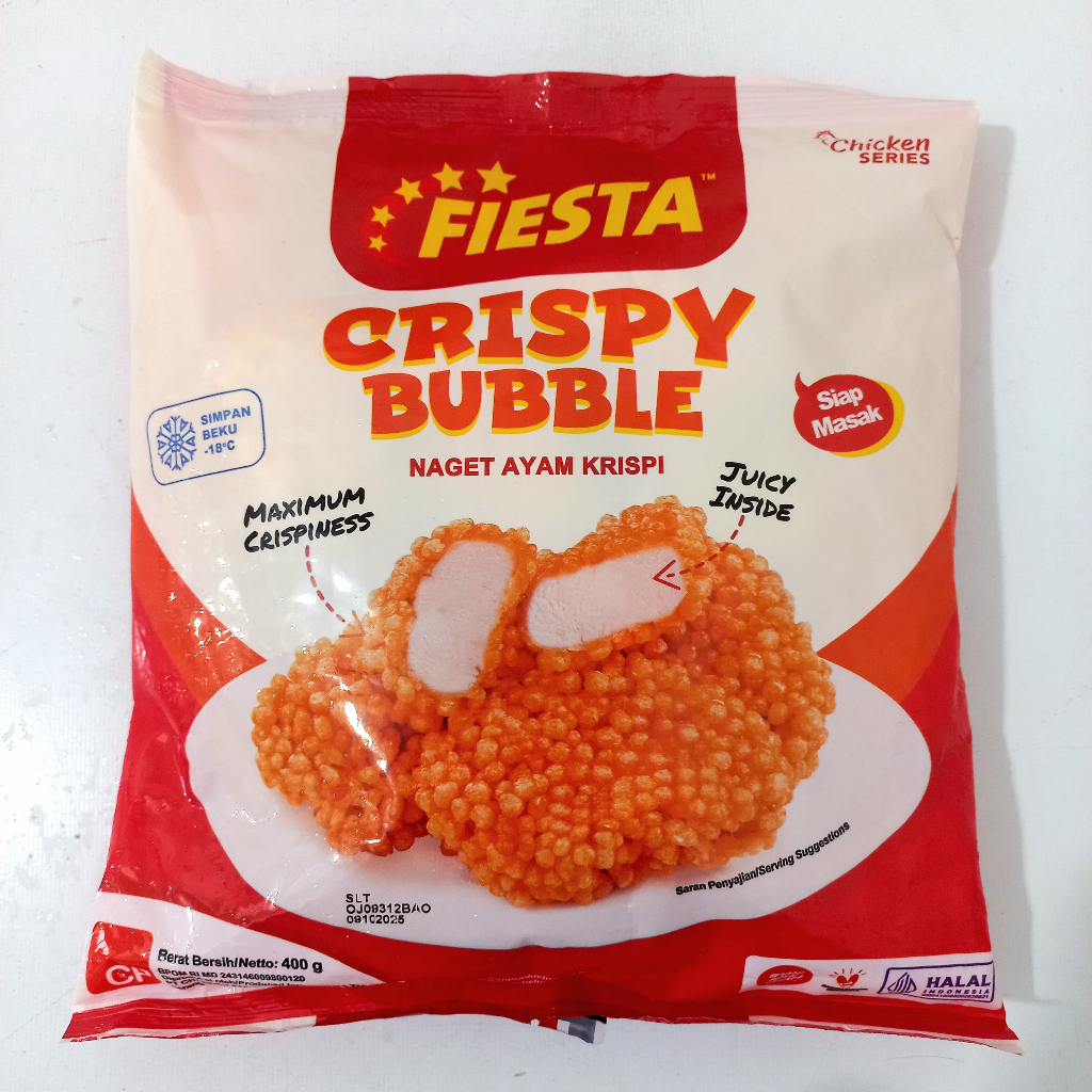 Jual Fiesta Crispy Bubble Nugget 400gr - Nugget Bubble Crumb | Festive ...