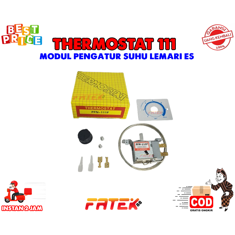 Jual THERMOSTAT PFN-111E | THERMOSTAT FREZEER | THERMOSTAT FREZER / THERMOSTAT CHILLER PENDINGIN ...