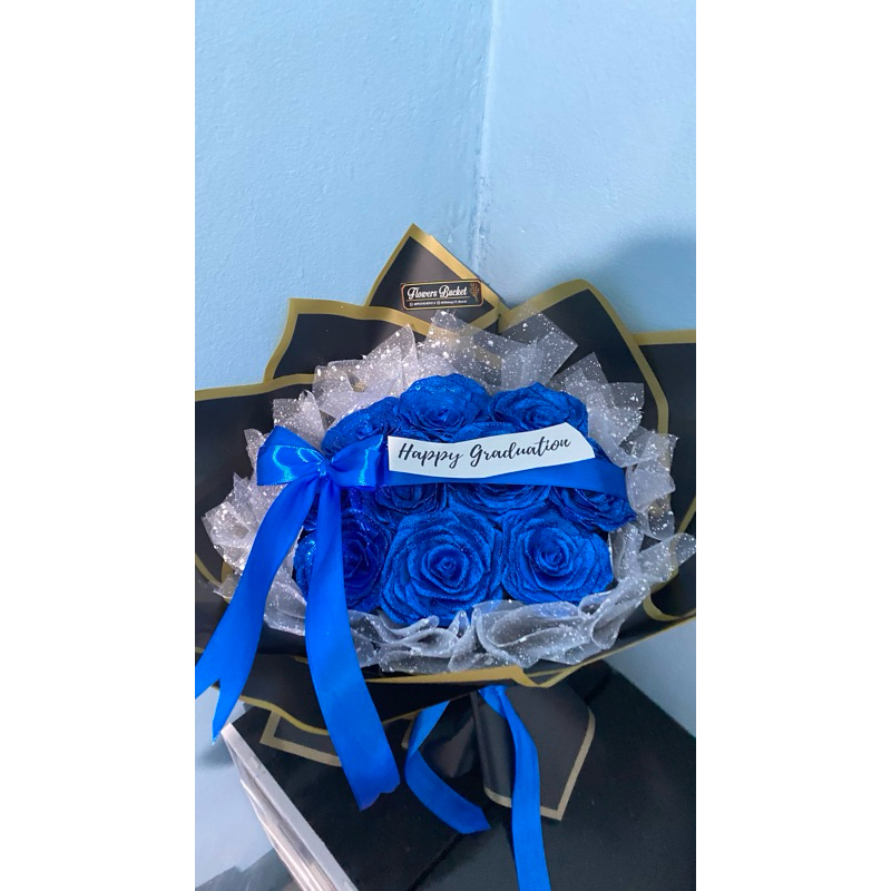 Jual buket bunga pita satin /cocok untuk ulang tahun/graduation/hadiah ...