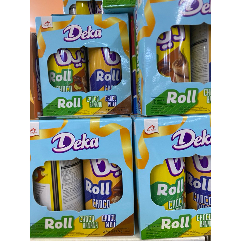 Jual Deka Wafer roll hampers parcel paket lebaran kaleng 2x 87.5gr ...