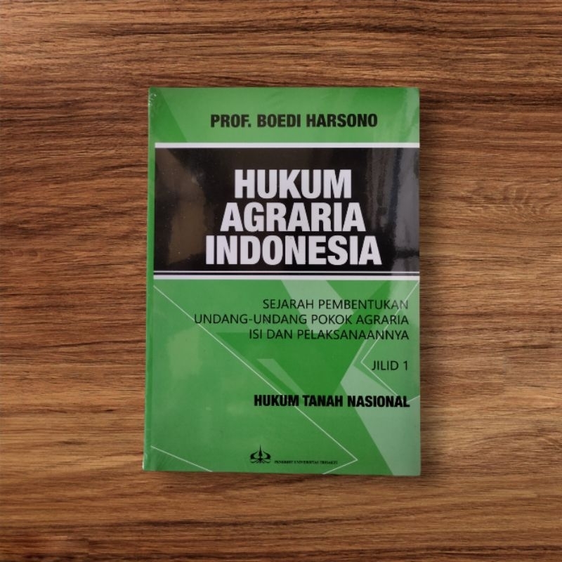 Jual HUKUM AGRARIA INDONESIA PROF.BUDI HARSONO HVS PUTIH | Shopee Indonesia