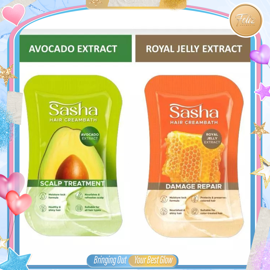 Jual * FELIZ * SASHA Hair Creambath Sachet 30gr | Shopee Indonesia