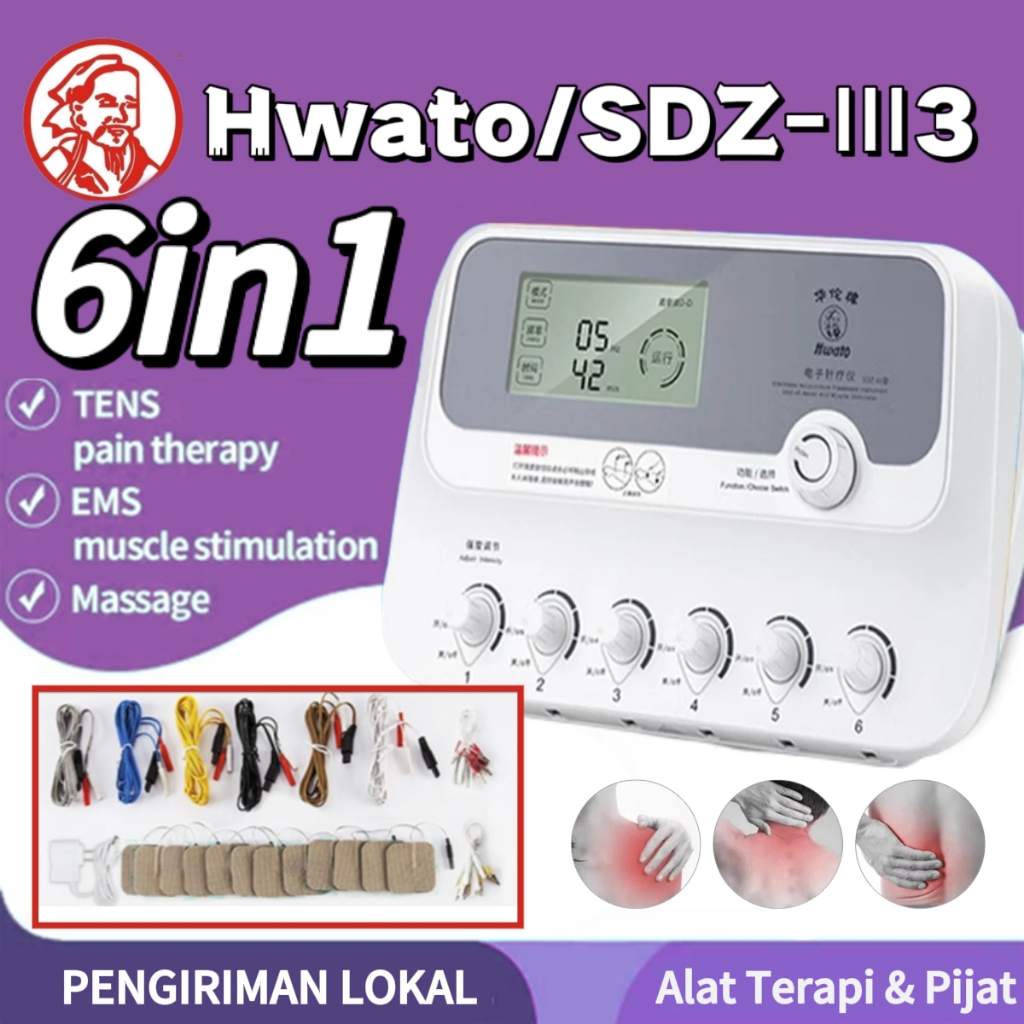 Jual Hwato Alat tens fisioterapi elektrik hwato sdz iii stimulator akupuntur stimulator ...