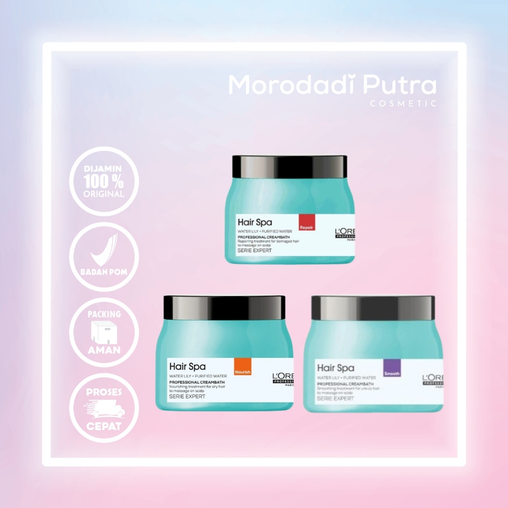 Jual L'Ore Hair Spa Water Lilly Purified Professional Creambath Serie ...