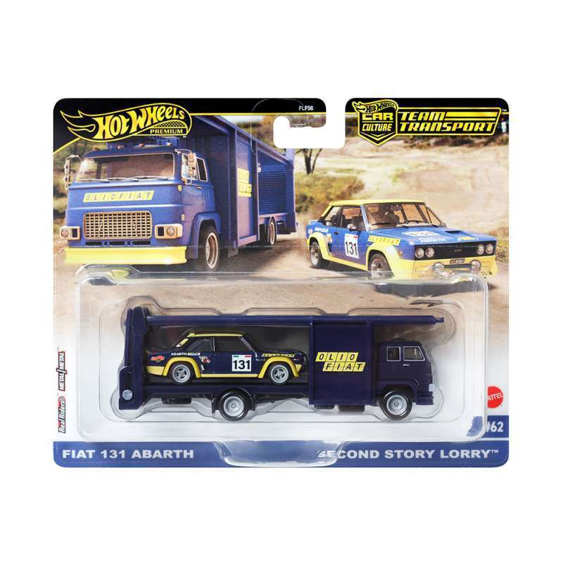 Jual Hot wheels premium Fiat 131 Abart and Second Story Lorry Team ...