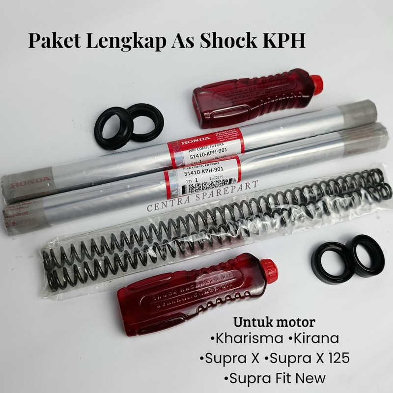 Jual Paket Lengkap As Shock Depan KPH Untuk Honda Kharisma Kirana Supra ...