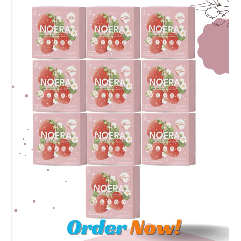 Jual PAKET 10 BOX NOERA COLLAGEN DRINK STRAWBERRY UPGRADE FORMULA ...