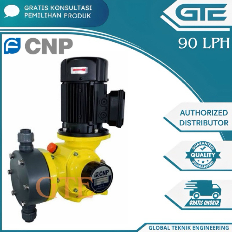 Jual dosing pump chemical metering 90 Lph 10 Bar Dosing pump 90Lph CNP ...