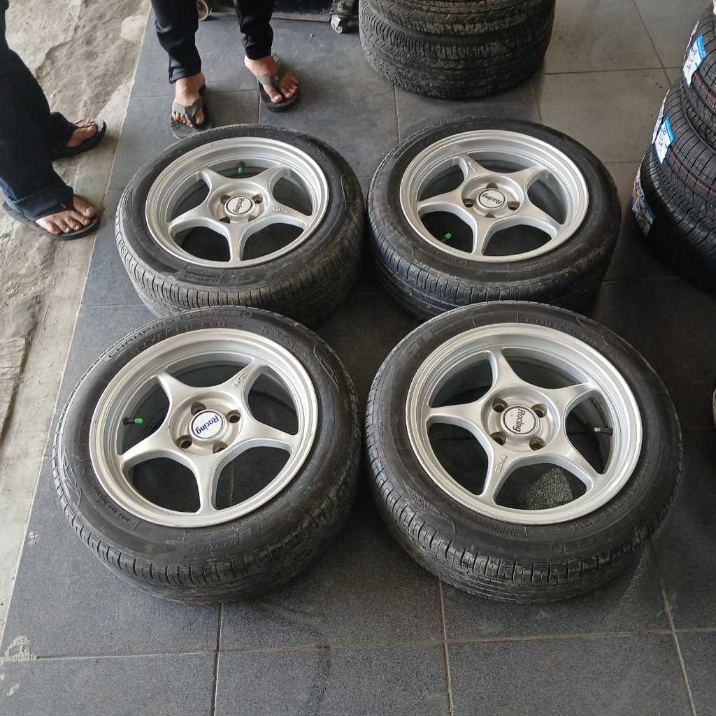 Jual Velg Mobil Ring 15 Lebar 7 ENKEI TULANG Pcd 4x100 Murah Plus Ban 185/55 R15 Semarang ...