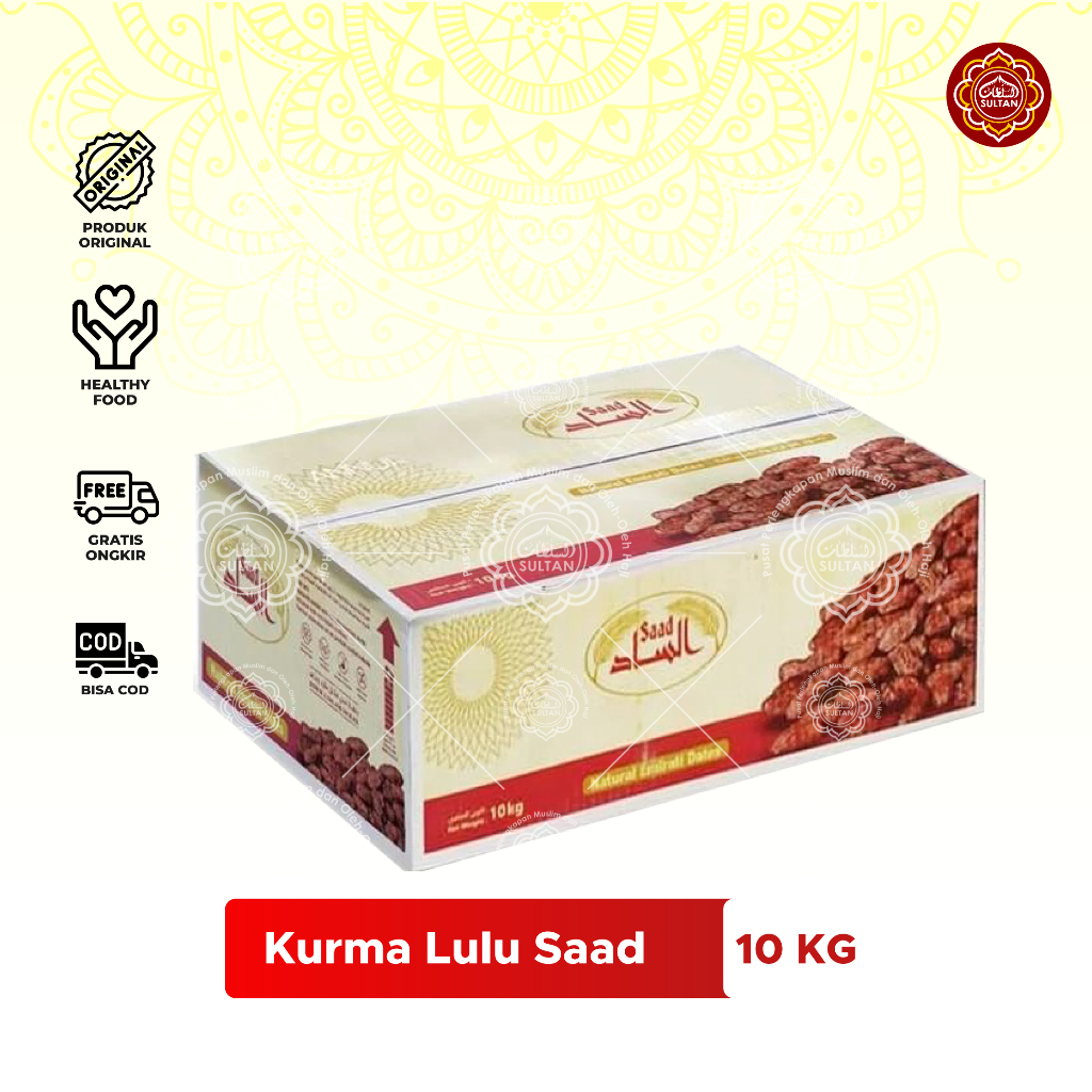 Jual KURMA LULU AL SAAD Premium 10kg Kurma Manis Kurma Buka Puasa ...