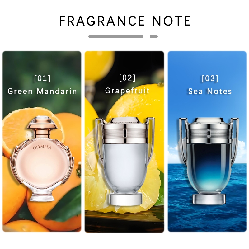 Jual Paco Rabanne Invictus /olympea/legend fragrance parfum 100% ...