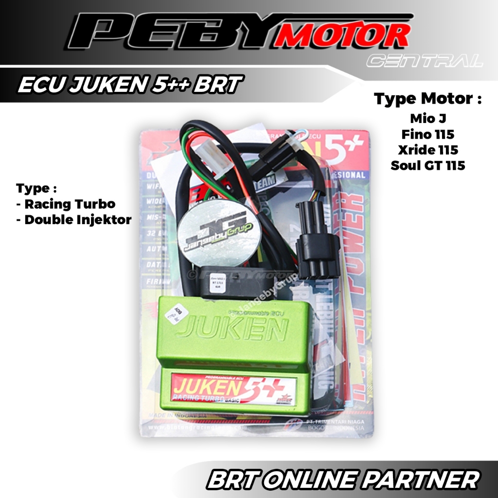 Jual ECU JUKEN 5++ RACING TURBO BRT Mio J Fino XRide Soul GT 115 ...