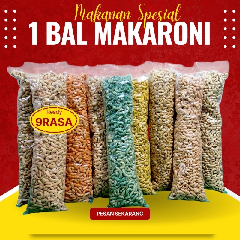 Jual 1 Bal Makaroni Pipa Mekar | Shopee Indonesia