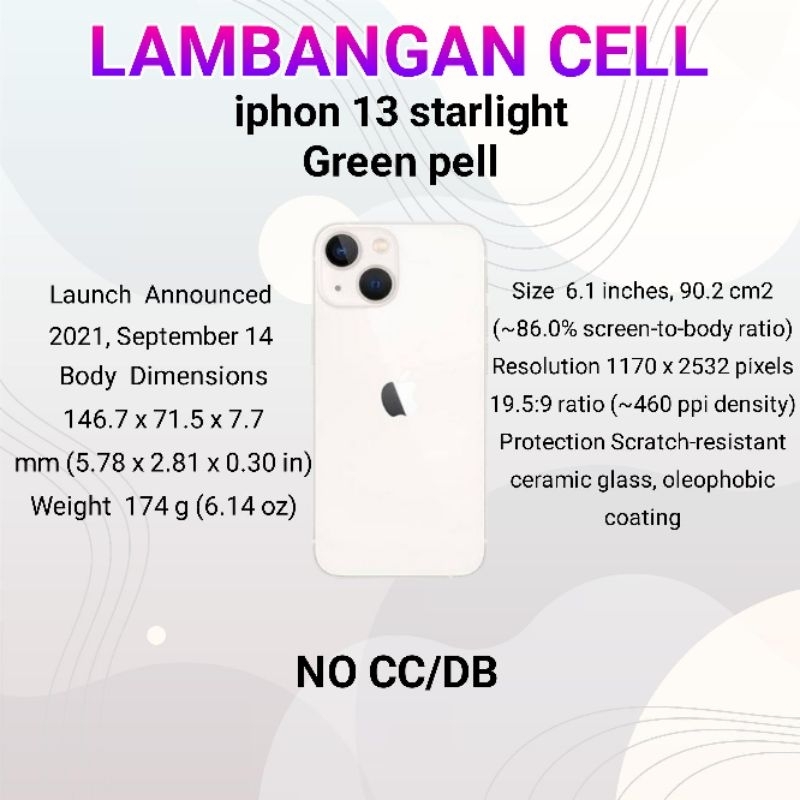 Jual apel aipon 13 putih Gren pell | Shopee Indonesia