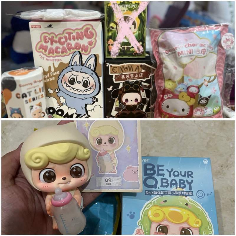 Jual Want To Sell Sonny Angel Cat Life Series Labubu Macaroon Lychee ...
