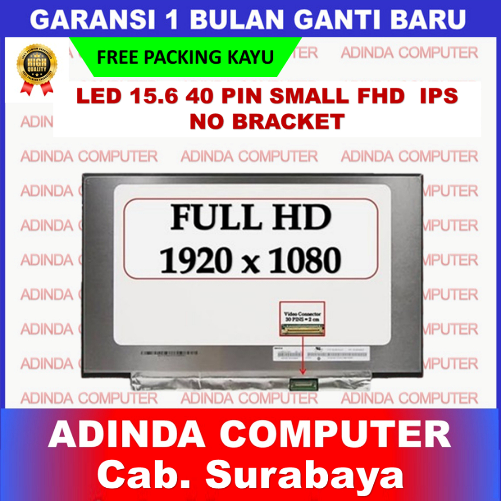 Jual LCD LED Dell Inspiron G15 G15-5510 G15-5511 15.6 15 Inch 40 Pin ...