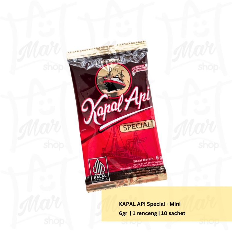 Jual Kapal Api Special Mini 6 Gram 10 Sachet Kopi Kapal Api Mini 1 ...