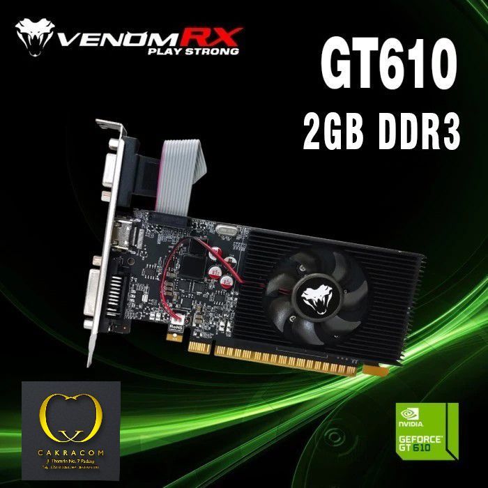 Jual VenomRX VGA Card Nvidia GeForce GT610 2GB DDR3 64 Bit | Shopee Indonesia