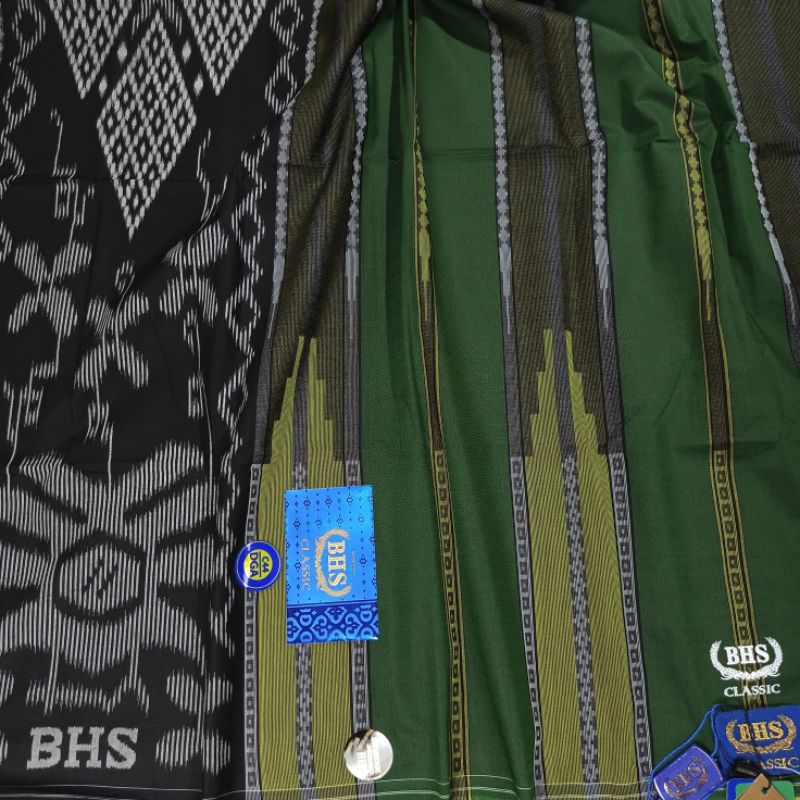 Jual SARUNG BHS CLASSIC GOLD C44 DGA 9 HIJAU DOBBY SELVEDGE JACQUARD ...