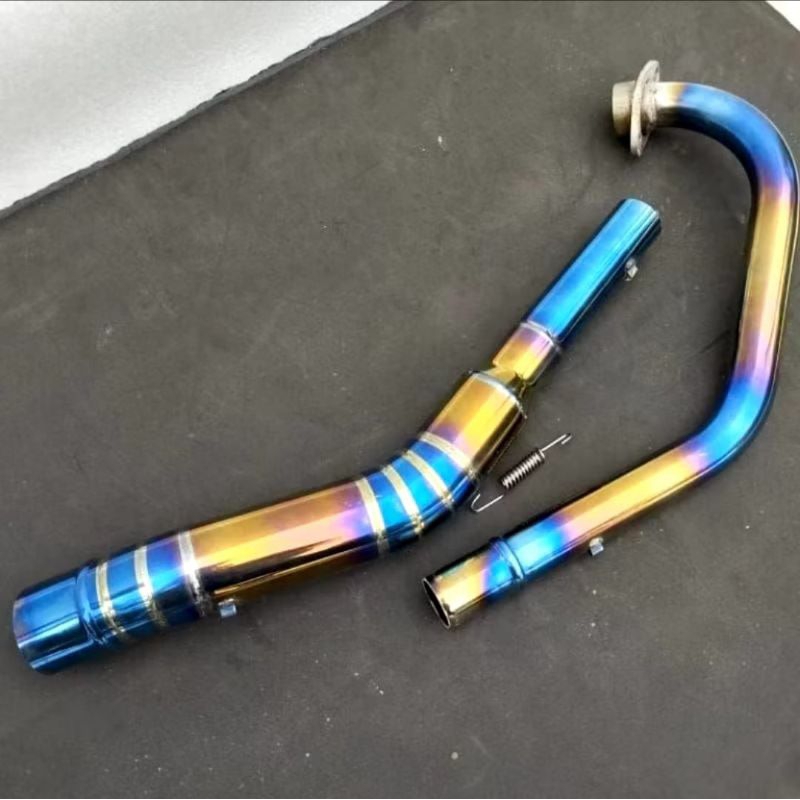 Jual Big elbow pipe bluegold for Raider 150 carb, fi Tmx 125/155 Tmx ...