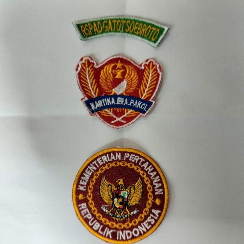 Jual Logo Kartika Eka pakci Bed logo eka pakci Kemenhan Badge kemhan ...