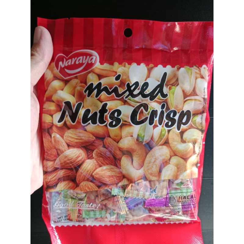 Jual Naraya Mixed Nuts Crips Kemasan 120 Gram | Shopee Indonesia