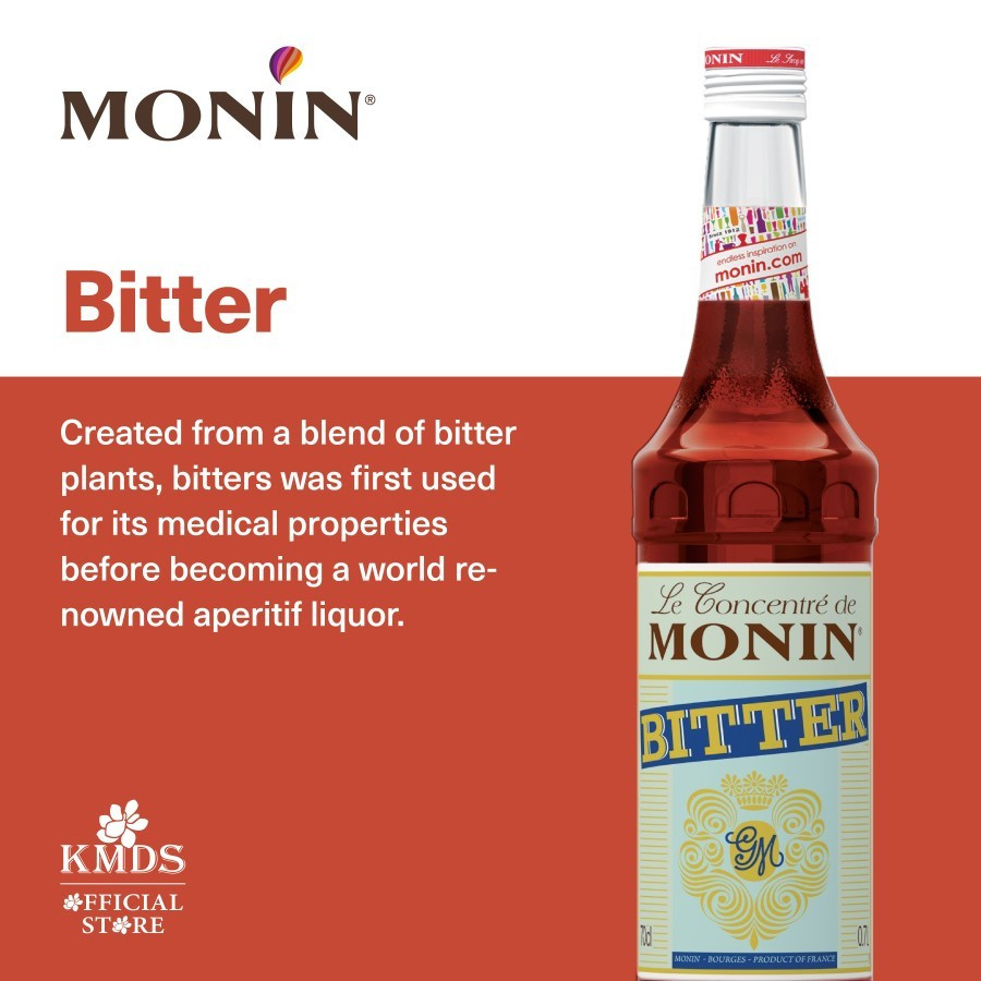 Jual MONIN BITTER SYRUP 70CL 700ML | Shopee Indonesia