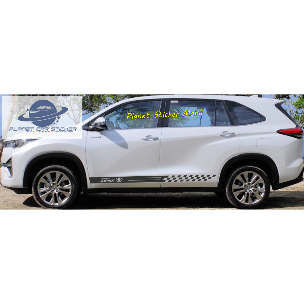 Jual sticker zenix stiker innova zenix list stripe body mobil toyota ...