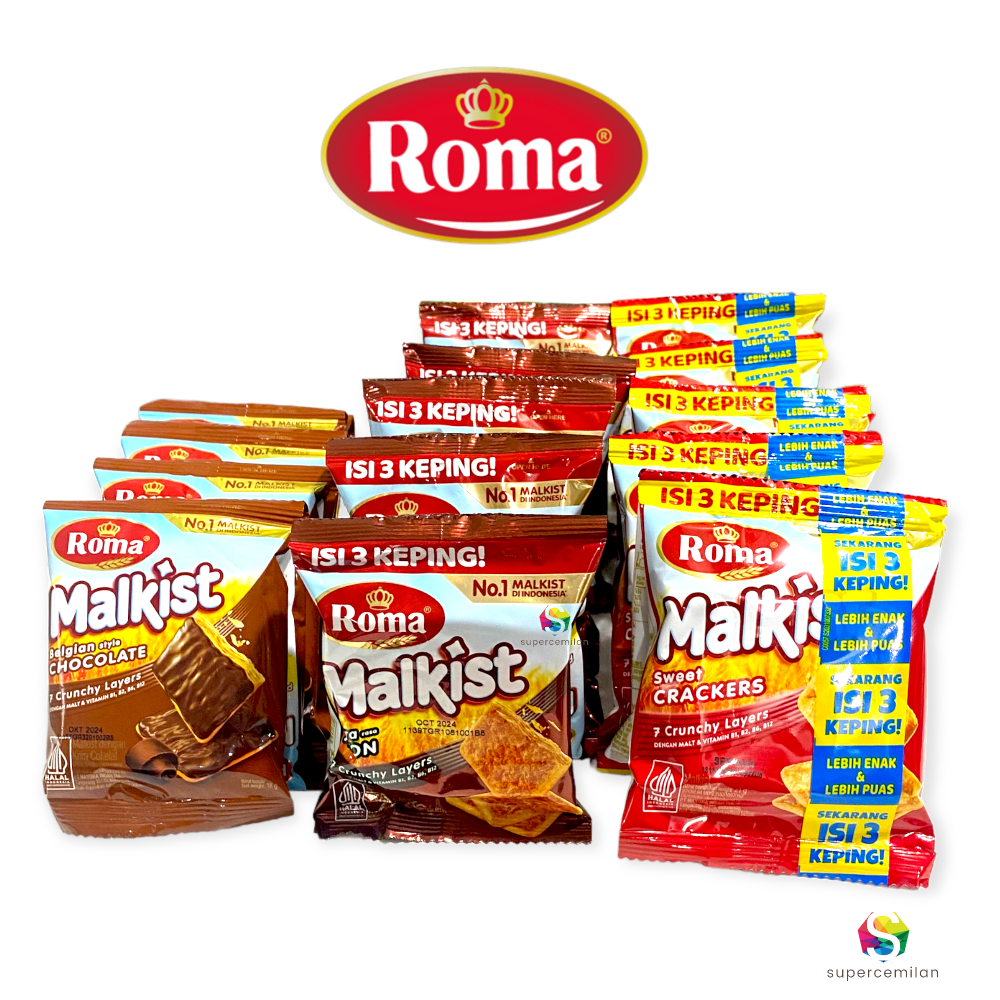 Jual ROMA MALKIST CRACKER, ORIGINAL, COKLAT, KEJU MANIS, ABON | Shopee ...