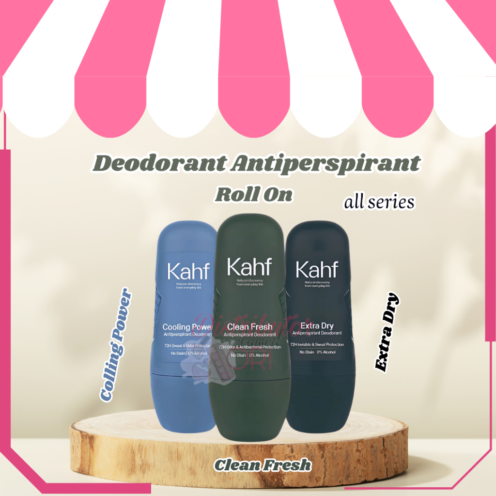 Jual Kahf Antiperspirant Deodorant Roll On 45ml/Clean Fresh/Cooling ...