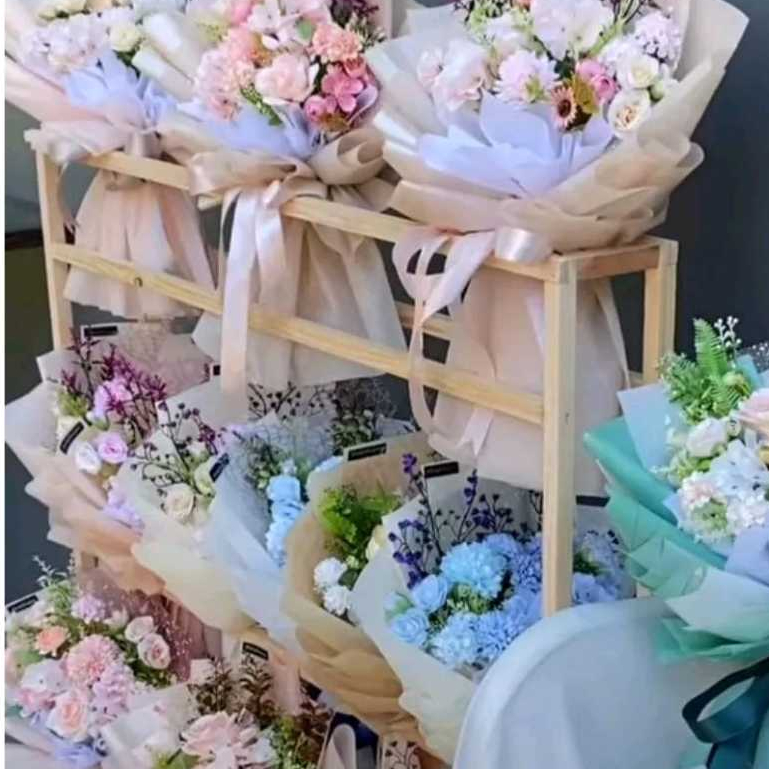 Jual rak buket bunga rak buket ukuran 100 x 100 x 12 | Shopee Indonesia