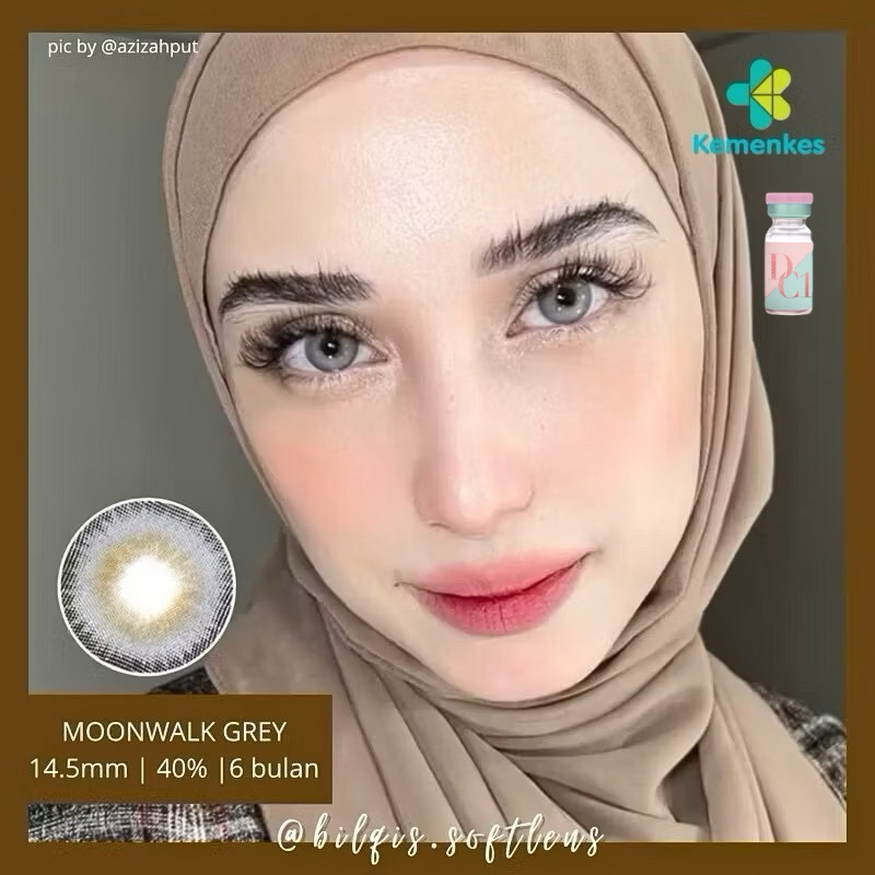 Jual Moonwalk Softlens Arabian Look Lensa Kontak Normal M inus Diameter ...