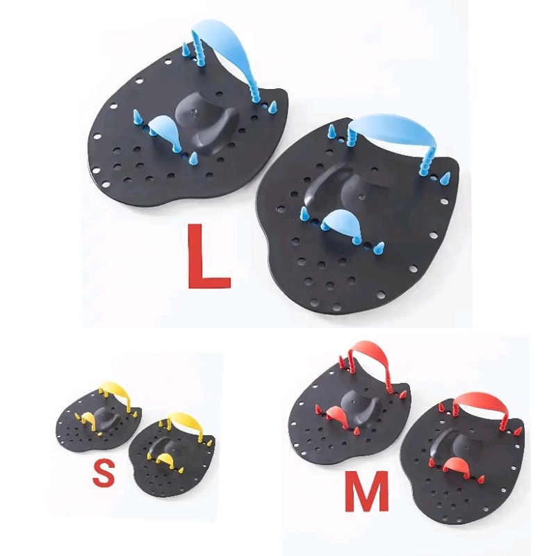 Jual BLACK PADDLE, paddle tangan untuk latihan renang | Shopee Indonesia