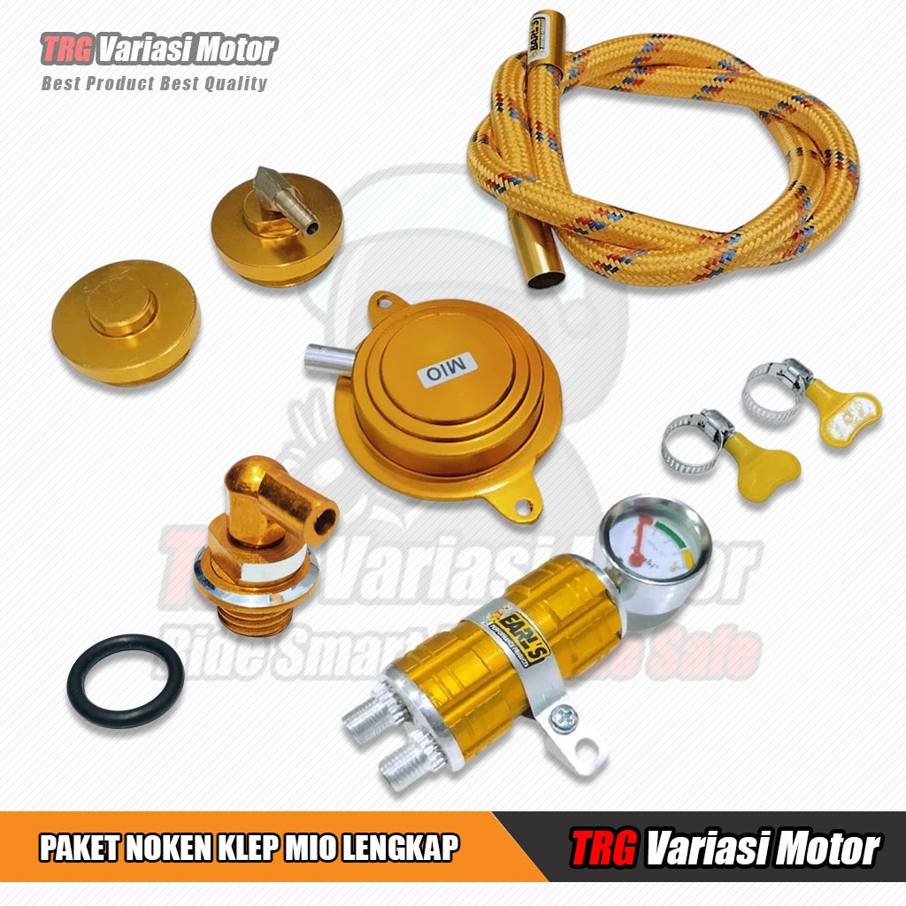 Jual Tutup Klep Mio Racing CNC Tutup Timing Mio Sporty Set Tabung Hawa ...