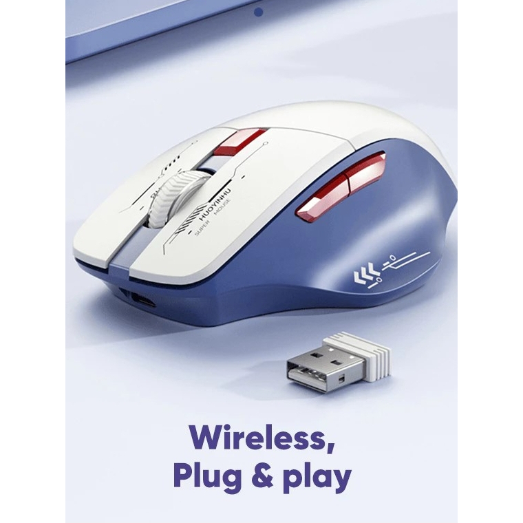 Jual MOFii Mouse Wireless Gaming Rechargeable Baterai Type-C Fast ...