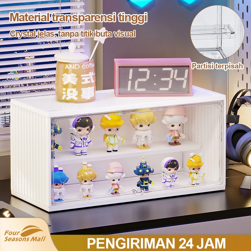 Jual Stairs Display Transparent Acrylic Action Figure Stand Display Box ...