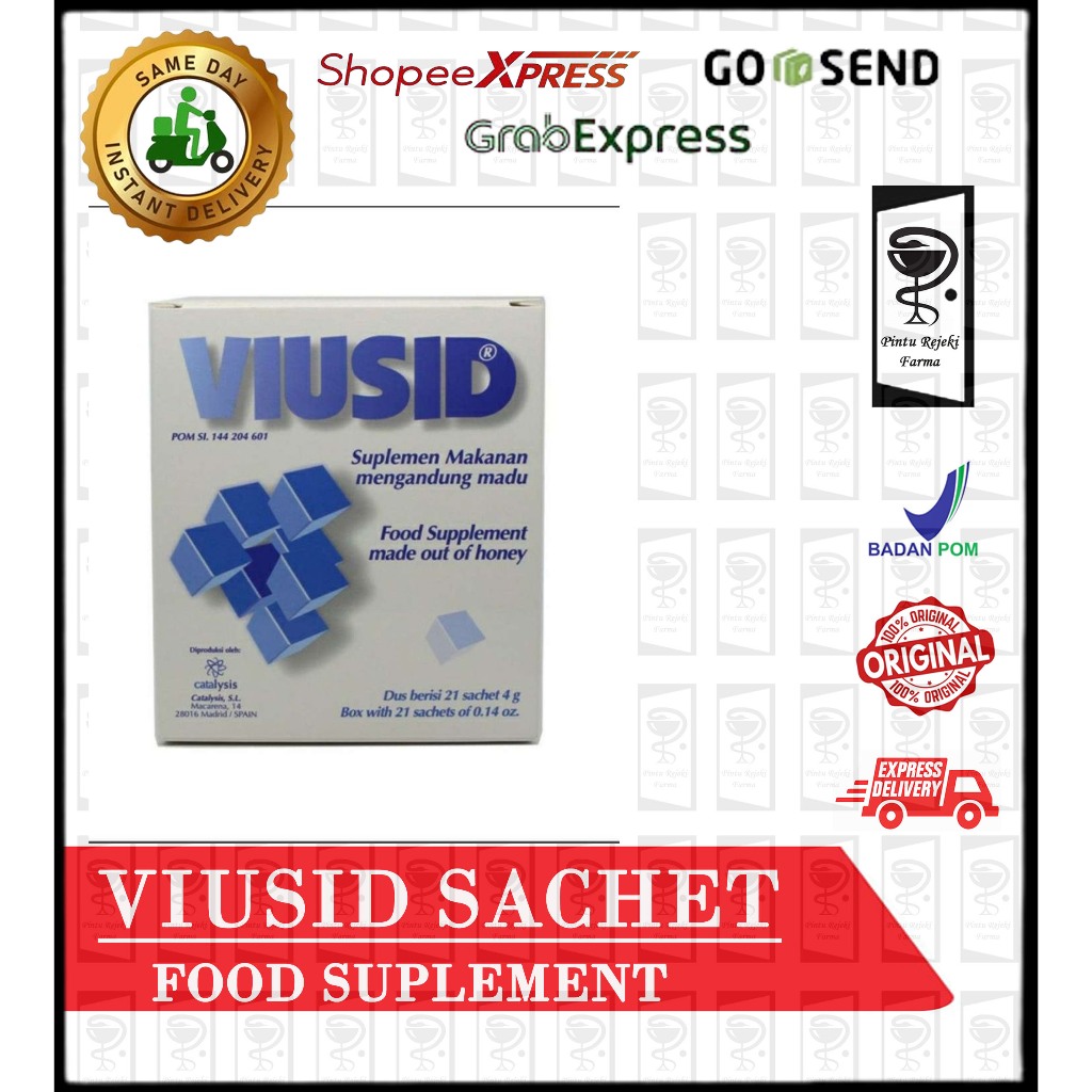 Jual viusid Sachet powder 4g / satu Sachet | Shopee Indonesia