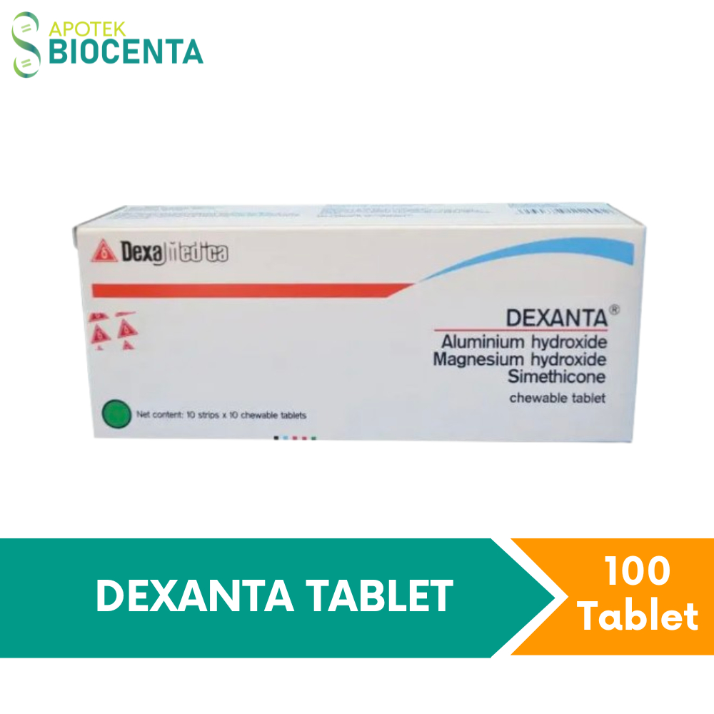 Jual Dexanta Tablet Box Isi 100 Tablet - Obat Maag | Shopee Indonesia