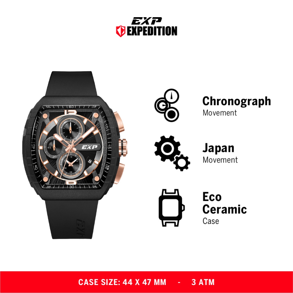 Jual EXPEDITION 6782 "ECO CERAMIC" MCRRGBADG JAM TANGAN PRIA | Shopee ...