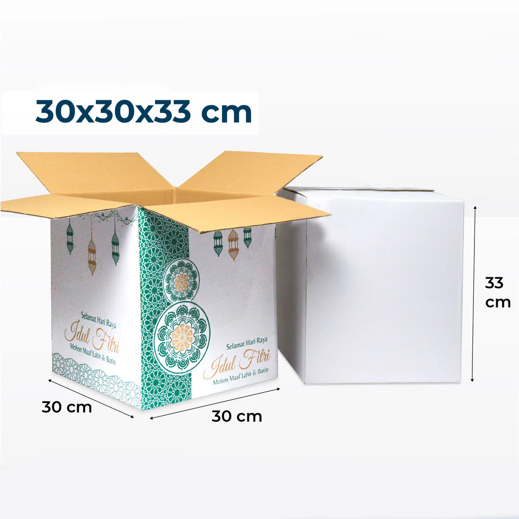 Jual Box Parcel Lebaran 30 x 30 x 33 cm Dus Parsel Hampers Idul Fitri ...