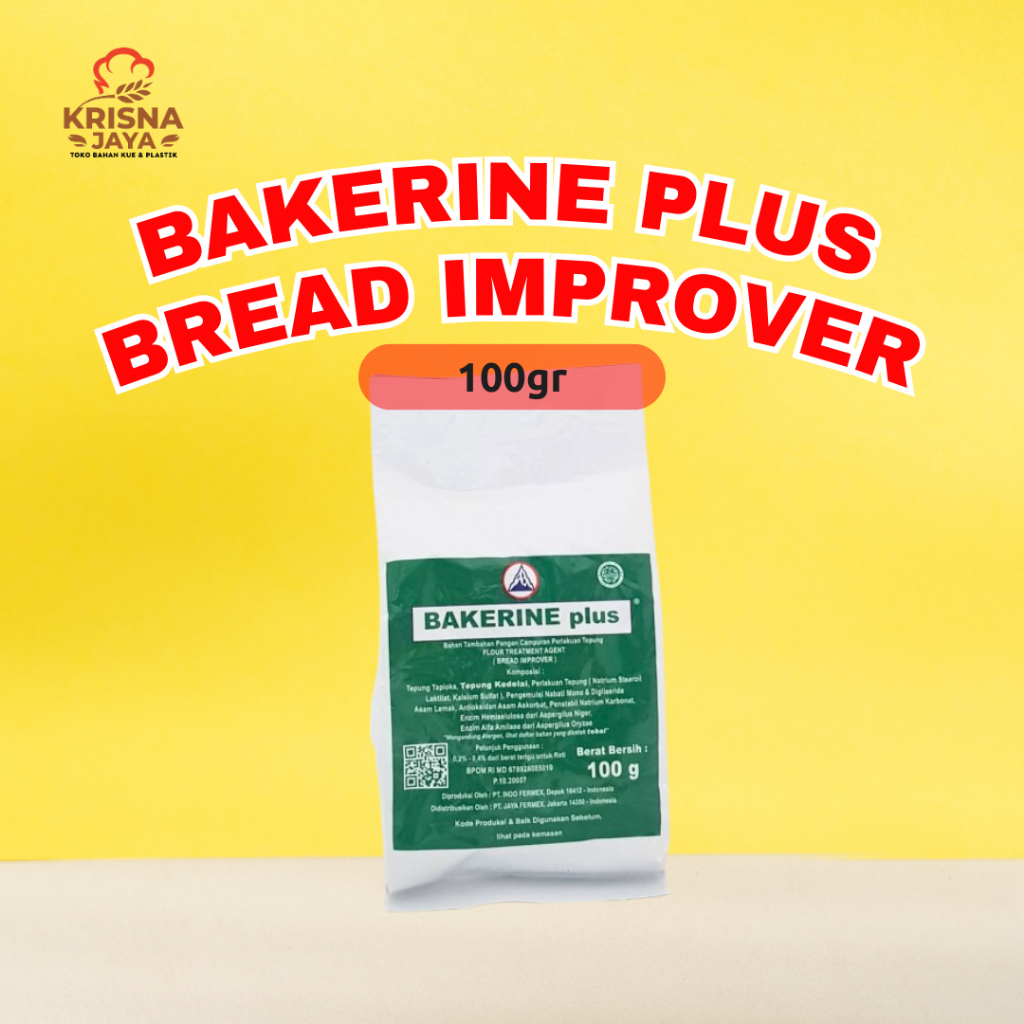 Jual Bakerine Plus Bread Improver / Pelembut Roti 100gr | Shopee Indonesia