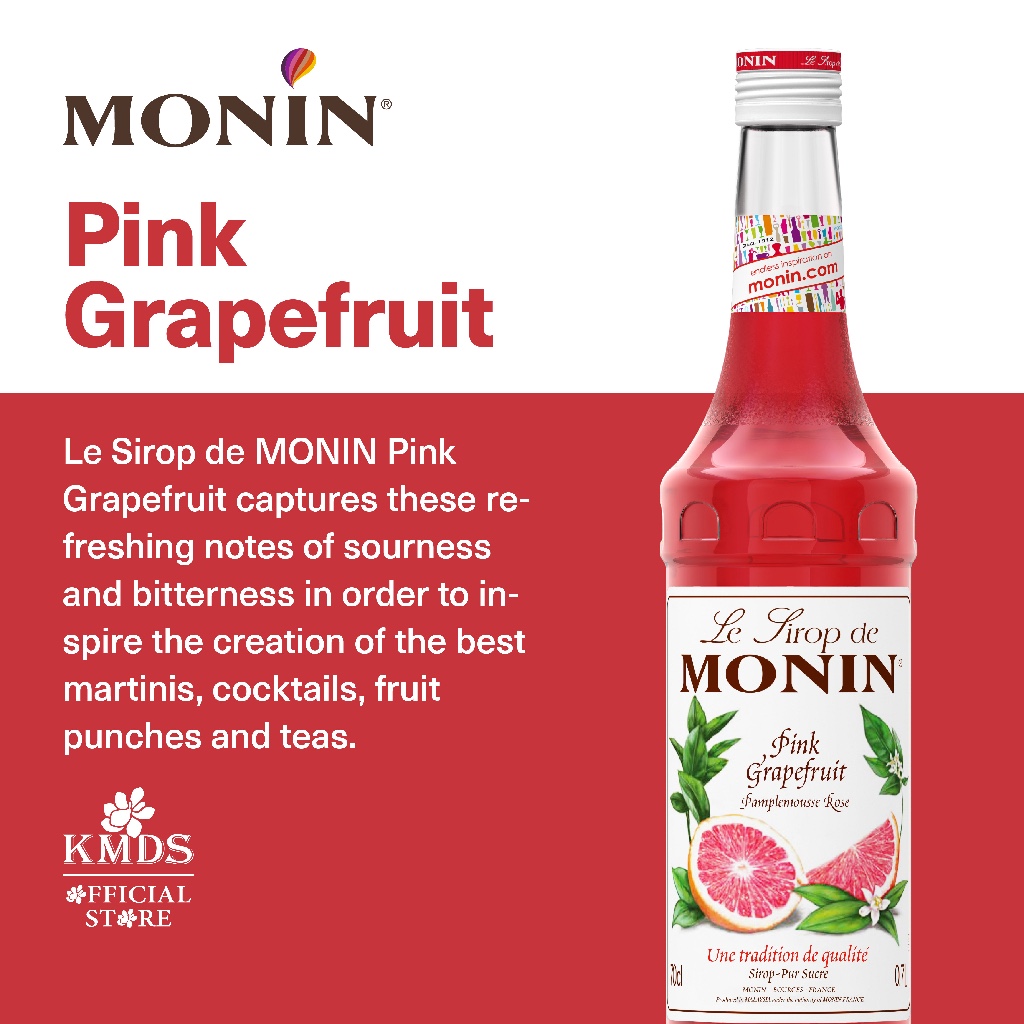 Jual Monin Pink Grapefruit Syrup 70 CL 700 ML | Shopee Indonesia