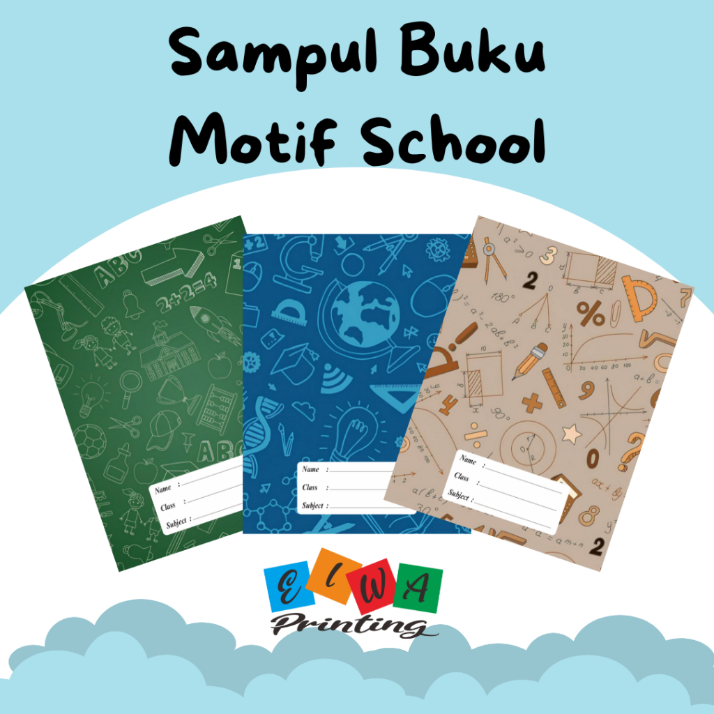 Jual (ISI 8 LEMBAR) SAMPUL BUKU TULIS SIDU CAMPUS BIGBOSS / SAMPUL BUKU MOTIF ESTETIK SCHOOL ...