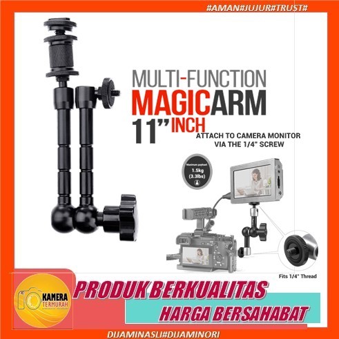 Jual Magic Arm 11" with Mini Ballhead + Magic Clamp for DSLR Mirrorless ...